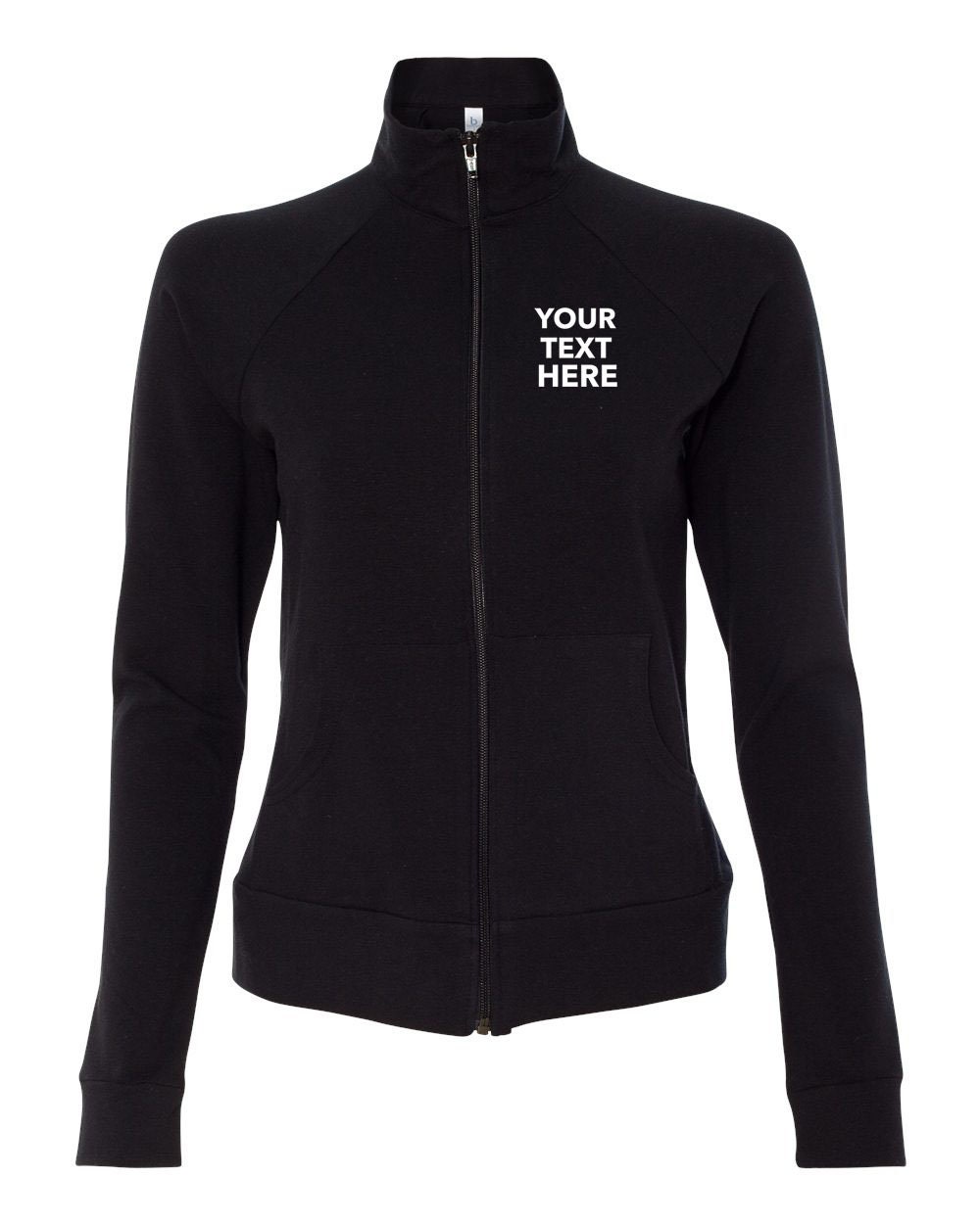 Personalized Full-zip Spandex Jacket: Custom Text & Logo - Etsy