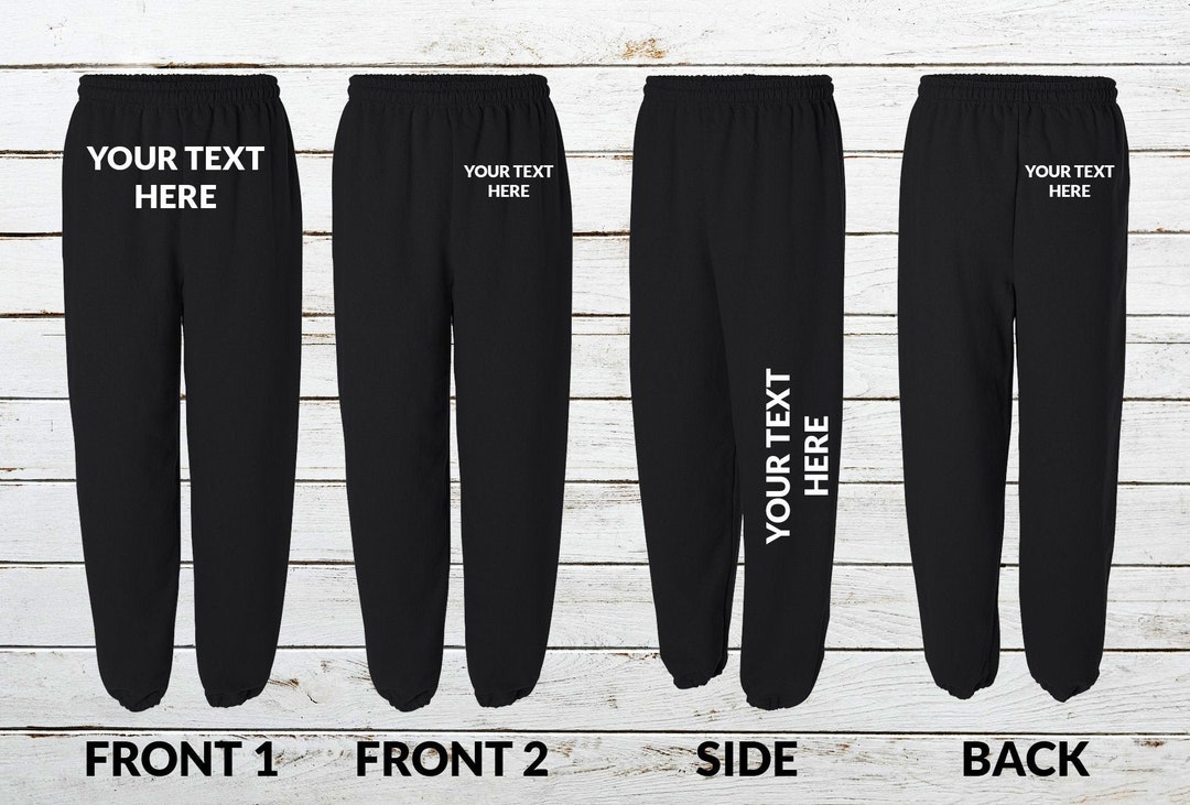 Custom Your Own Text, Logo, Design, Personalized Children Sweatpants ...