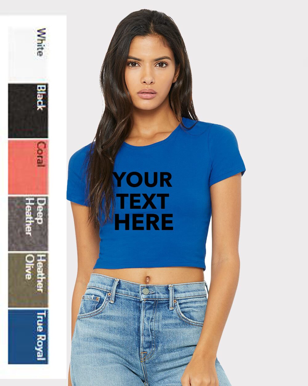 Writing Crop Top - Etsy