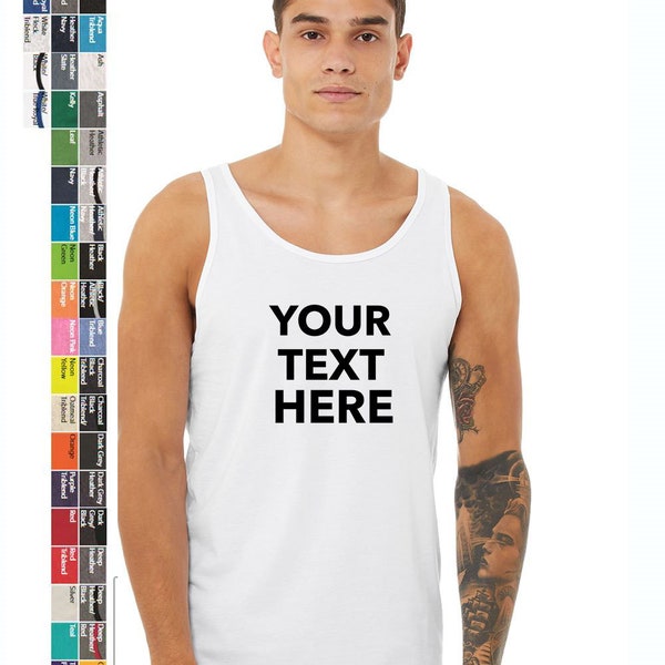 Custom Tank Top - Etsy
