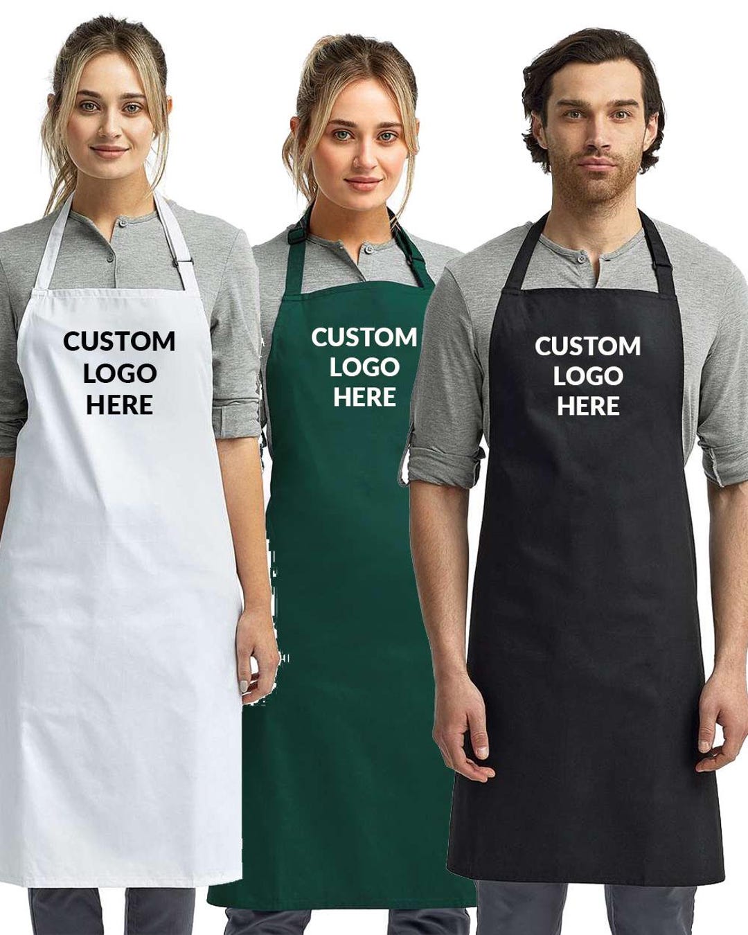 Custom Your Own Logo, Text, Chef, Hair Stylist, Waitress, Waiter ...