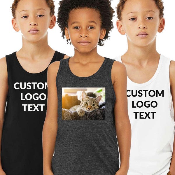Black Logo Tank Top - Etsy
