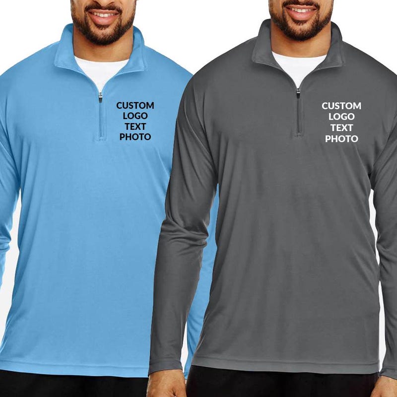 Custom Quarter Zip - Etsy