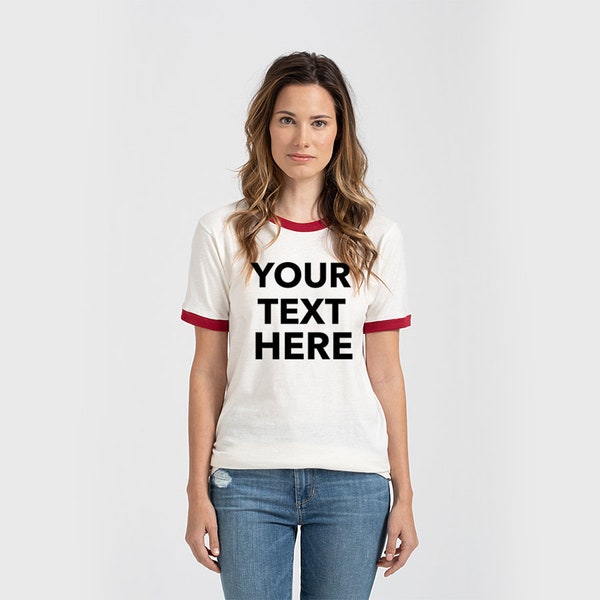 Ringer T Shirt - Etsy