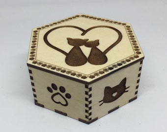 Cat jewelry box | Etsy