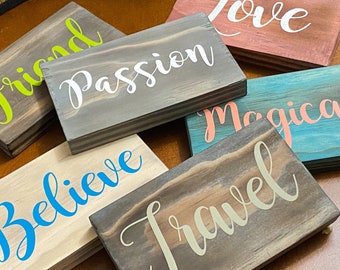 Small Desk Sign - Etsy