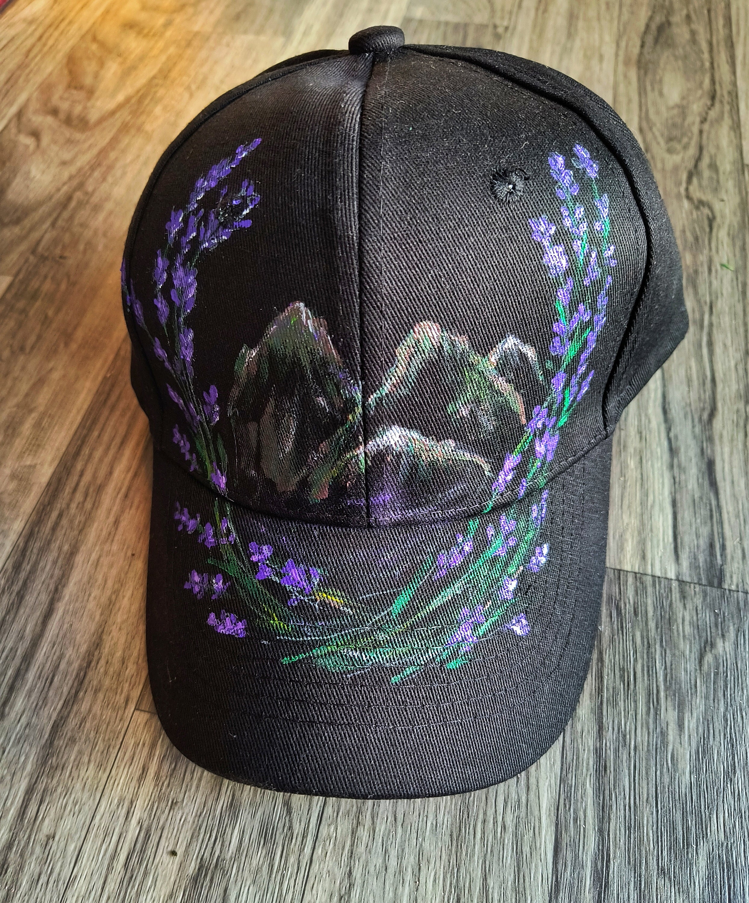 Unique, Hand Painted, Canvas Baseball Cap, Made to Order, Painted Hat ...