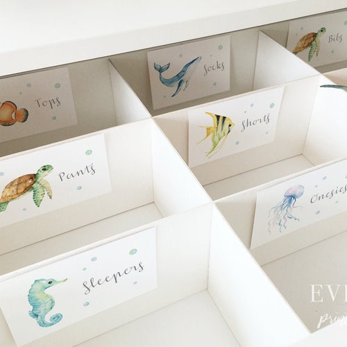 Ocean Nursery Prints Under the Sea Baby Room Decor Gender | Etsy