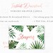 Tropical Drawer Labels Baby Labels Closet Organizer Baby - Etsy