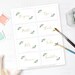 Green Leaf Drawer Labels Baby Labels Closet Organizer Baby - Etsy