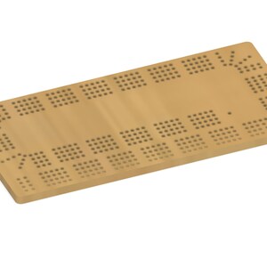 Rectangular Cribbage Board Template - (laser Ready Digital Download ...