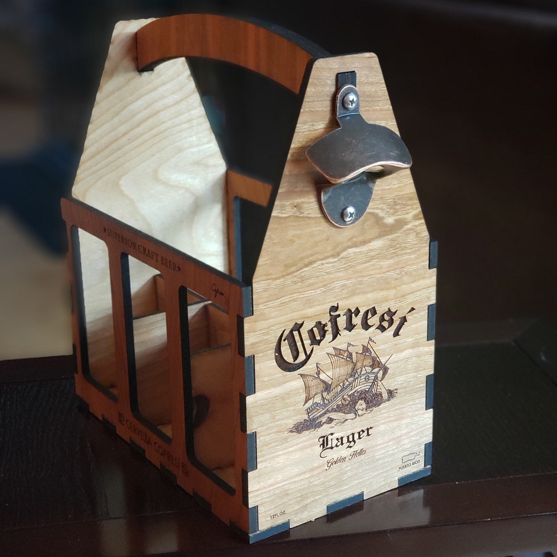 6 Pack Beer Caddy Template V 1 Digital Download Etsy