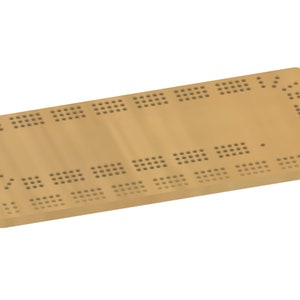 Rectangular Cribbage Board Template - (laser Ready Digital Download ...