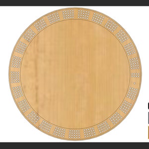 Circular Cribbage Template - (digital Download - SVG, AI, PDF) - Etsy