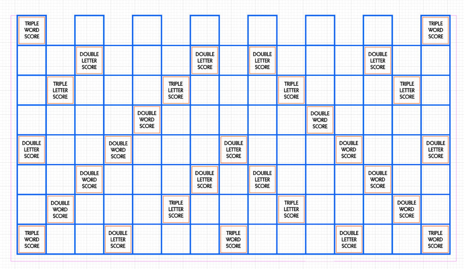 Lasercut Scrabble Board Template digital Download - Etsy Australia