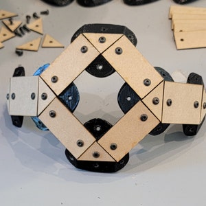 25% Dual Morph Truncated Octahedron Polyhedral Connectors - (3D Printer ...