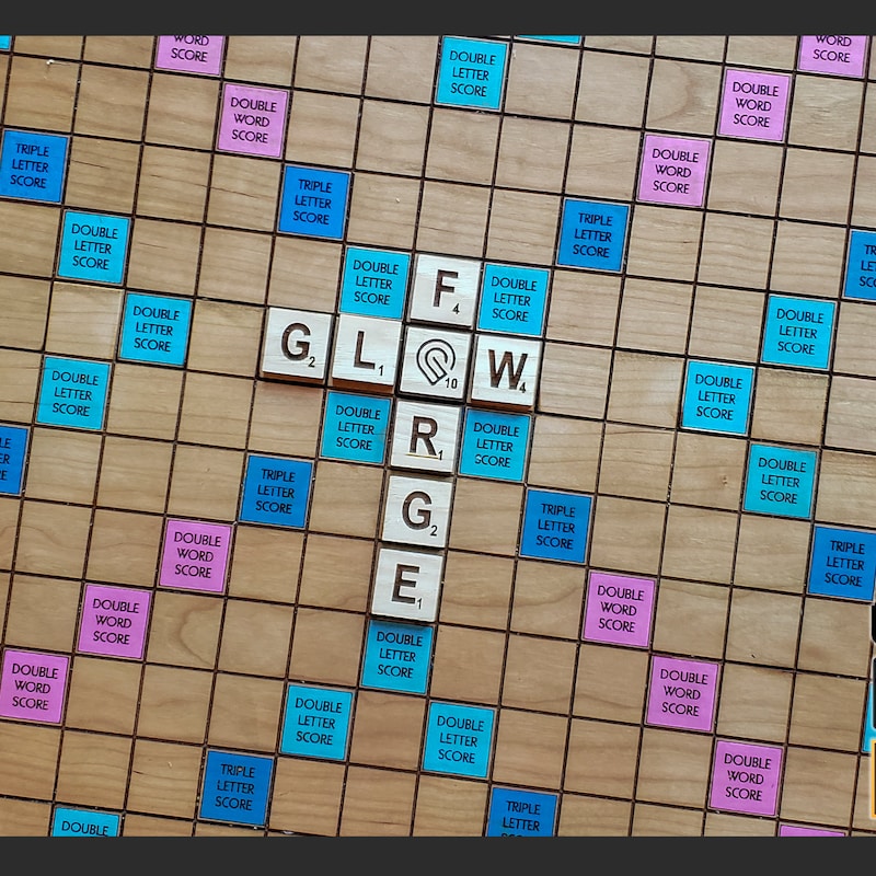Scrabble Board - Etsy