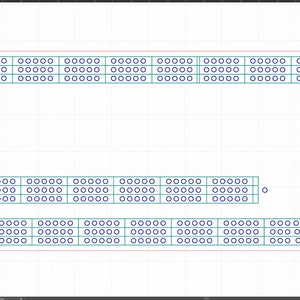 Rectangular Cribbage Board Template - (laser Ready Digital Download ...