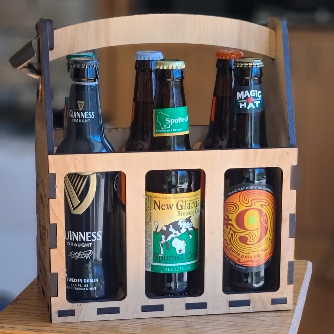 6 Pack Beer Caddy Template V 2 Digital Download Etsy