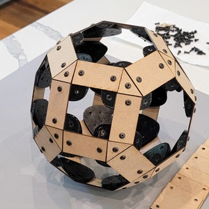 25% Dual Morph Truncated Octahedron Polyhedral Connectors - (3D Printer ...