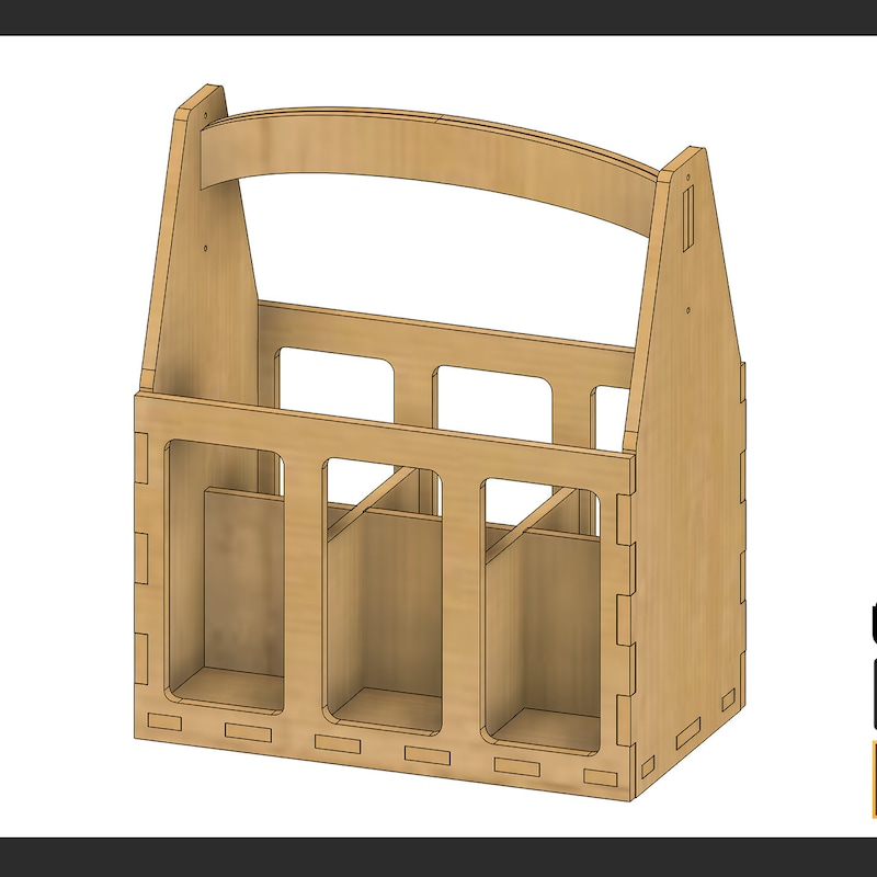Laser Cut Beer Caddy - Etsy