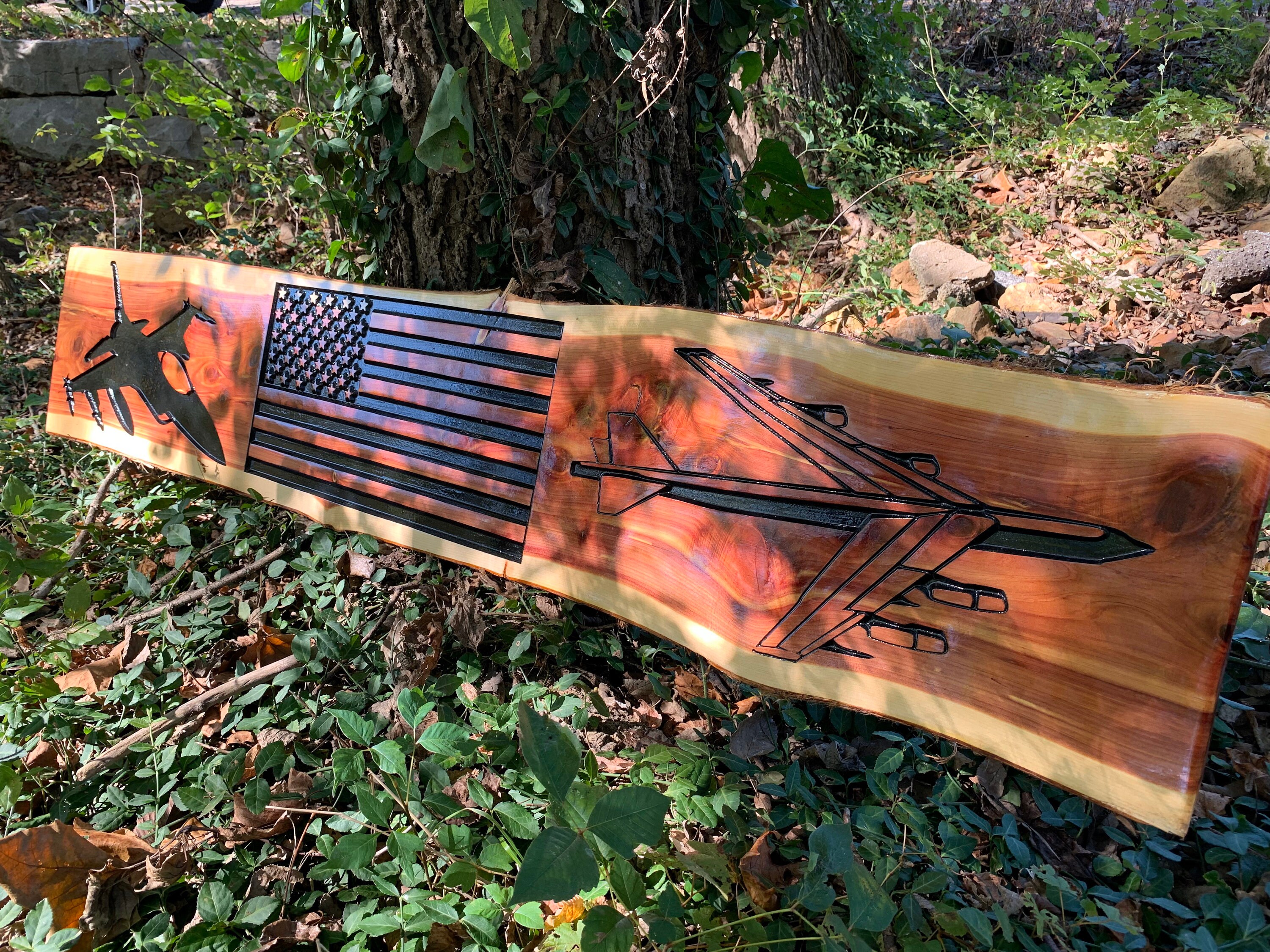 Air Force Signs, Military Signs, Army Signs, Wooden Signs, Live. Edge ...