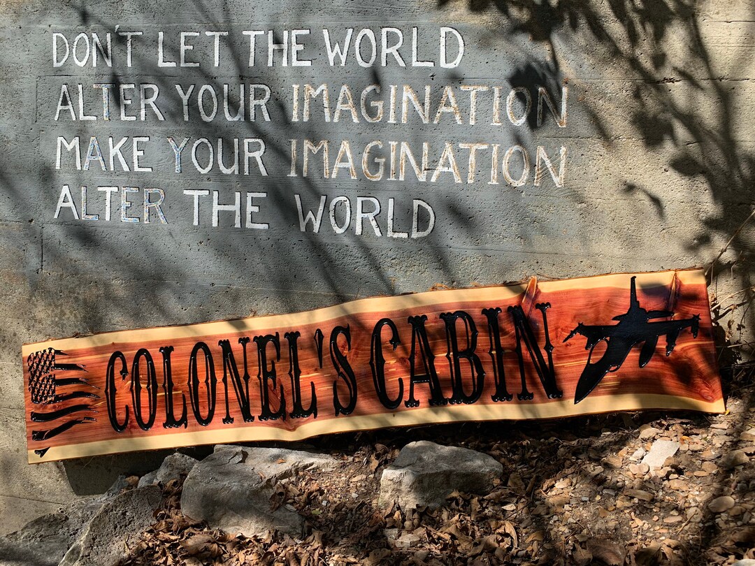 Air Force Signs, Military Signs, Army Signs, Wooden Signs, Live. Edge ...