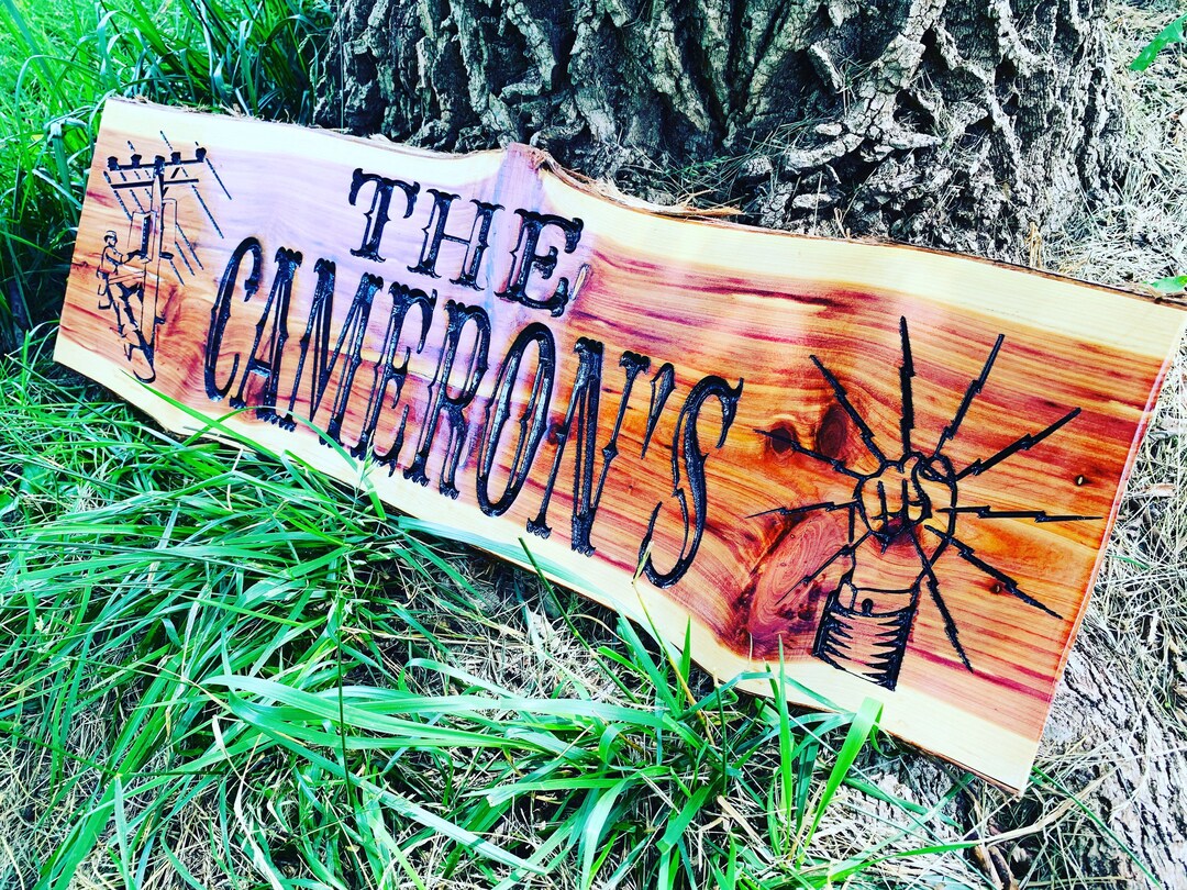 Live Edge Sign - Etsy