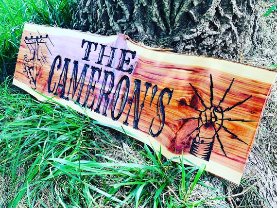 Live Edge Sign | Etsy