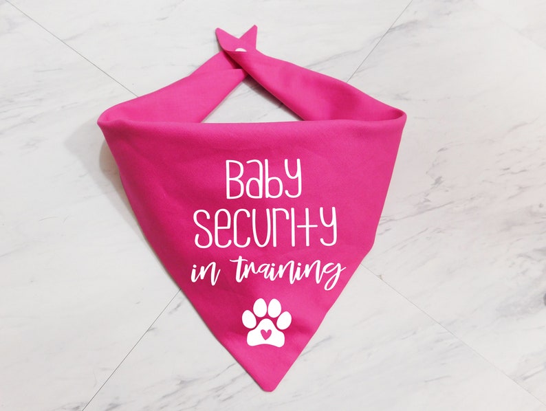 Baby Security Dog Bandana Baby Security in Training Dog - Etsy