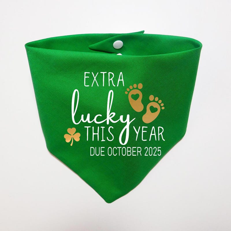 Dog Bandanna Lucky - Etsy
