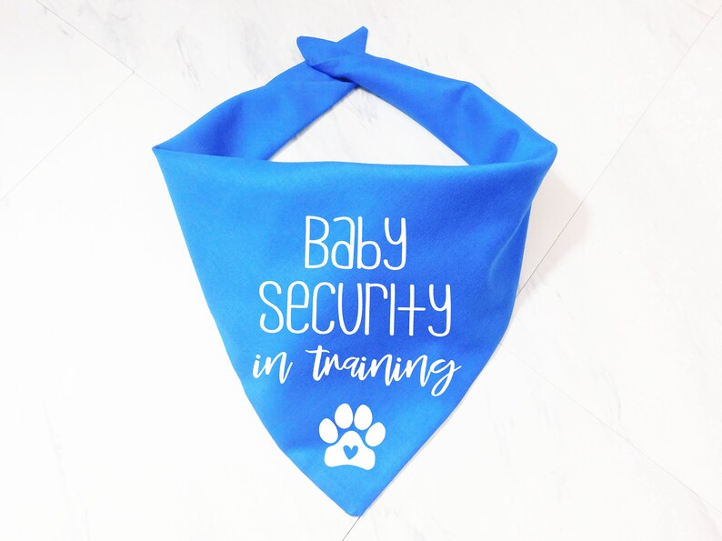 Baby Security Dog Bandana Baby Security in Training Dog - Etsy