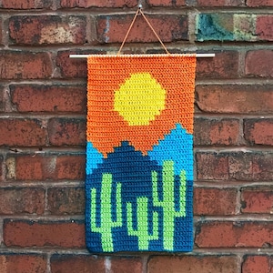 Desert Landscape Crochet Pattern - Etsy