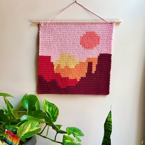 Canyon Landscape Crochet Pattern - Etsy