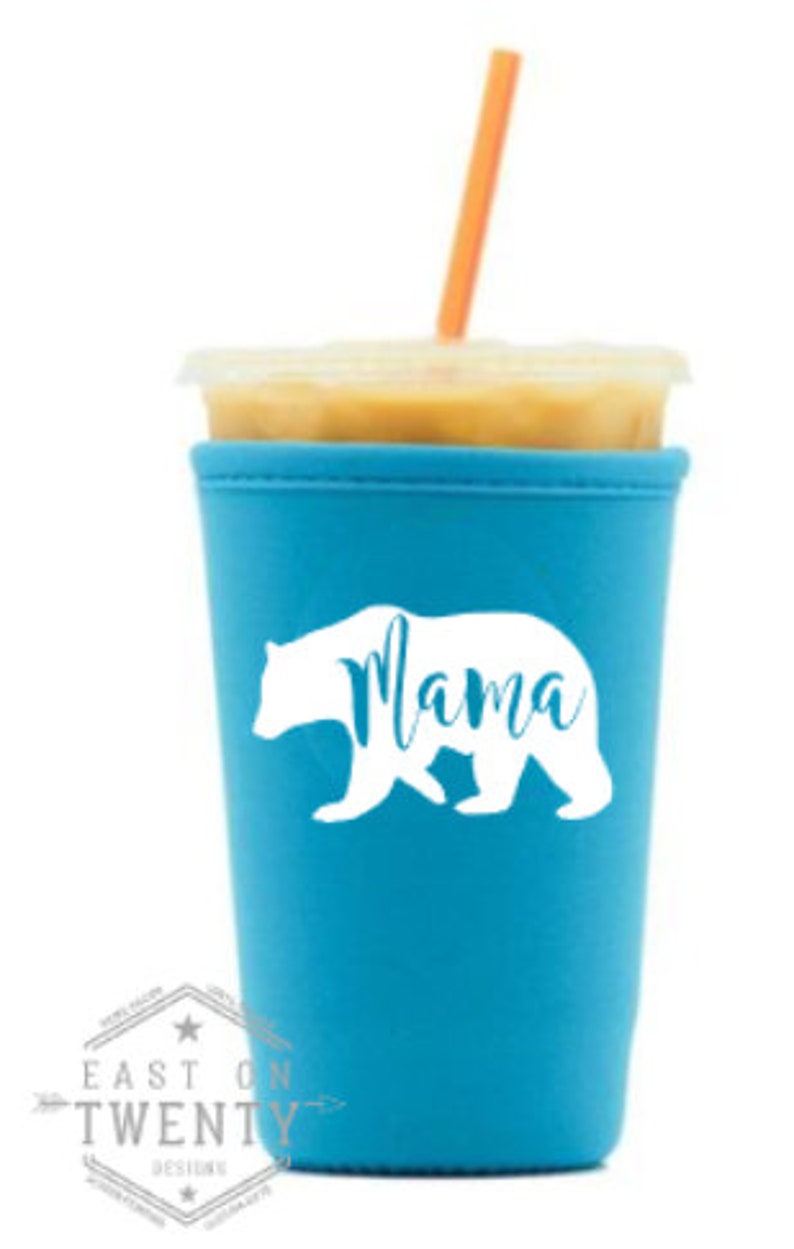 Mama Bear Iced Coffee Soda Drink Sleeve Original Java Sok Cup - Etsy