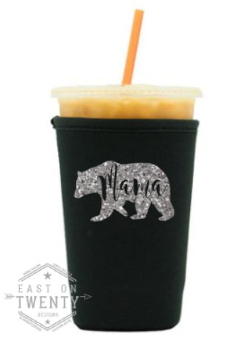 Mama Bear Iced Coffee Soda Drink Sleeve Original Java Sok Cup | Etsy