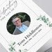 Green Leaves Funeral Program Template, Obituary Template , Editable ...