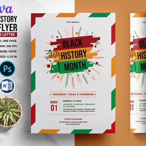 Black History Church Bulletin Covers - Etsy