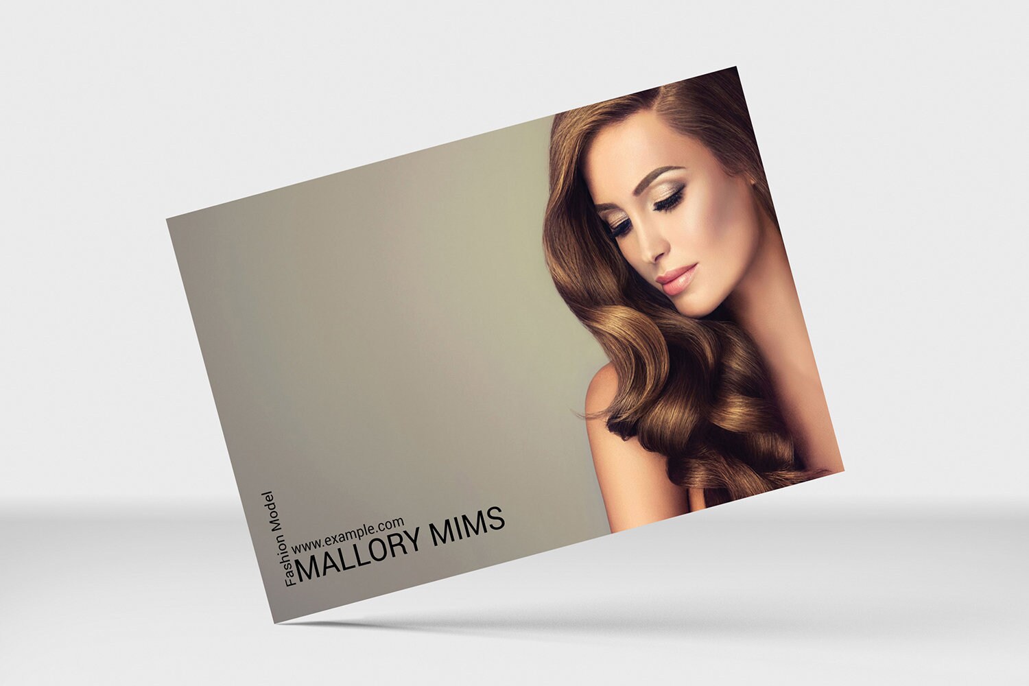 Printable Modeling Comp Card Template | Model Comp Card, Composite Card ...