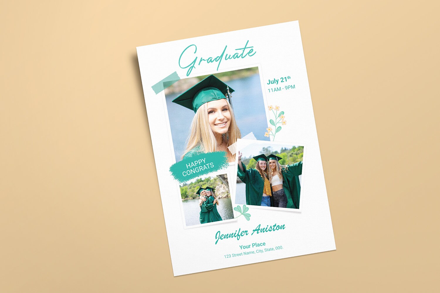 Graduation Photo Collage Card, Graduation Announcement Graduation ...
