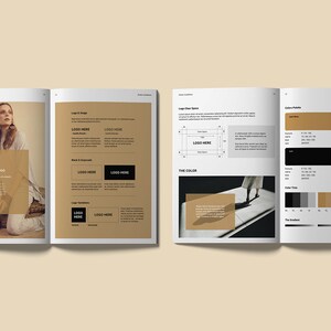 Design Guidelines Template, Printable Brand Guidelines | Brand Manual ...
