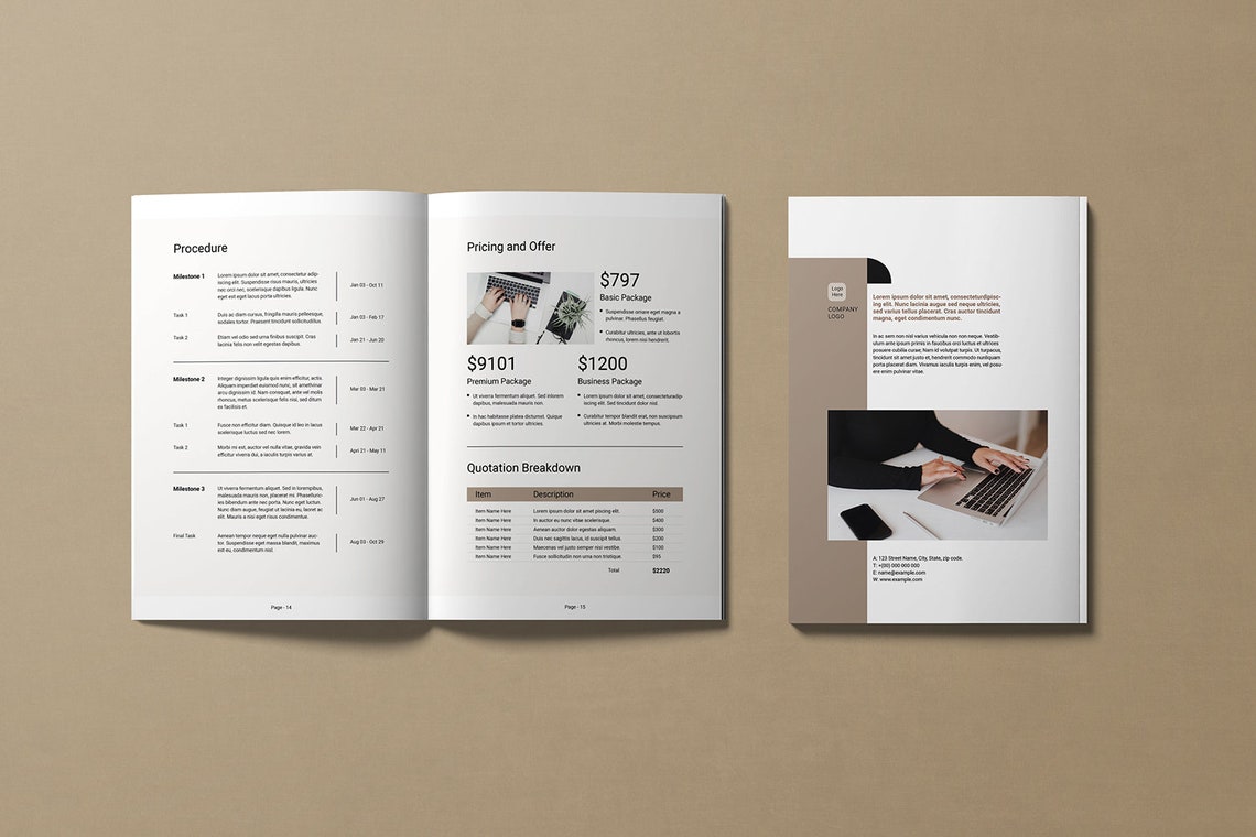 Creative Project Proposal Proposal Template, Business Proposal Minimal ...