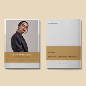 Design Guidelines Template Printable Brand Guidelines Brand - Etsy