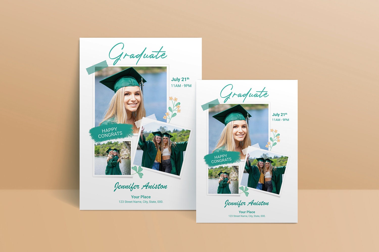 Graduation Photo Collage Card, Graduation Announcement Graduation ...