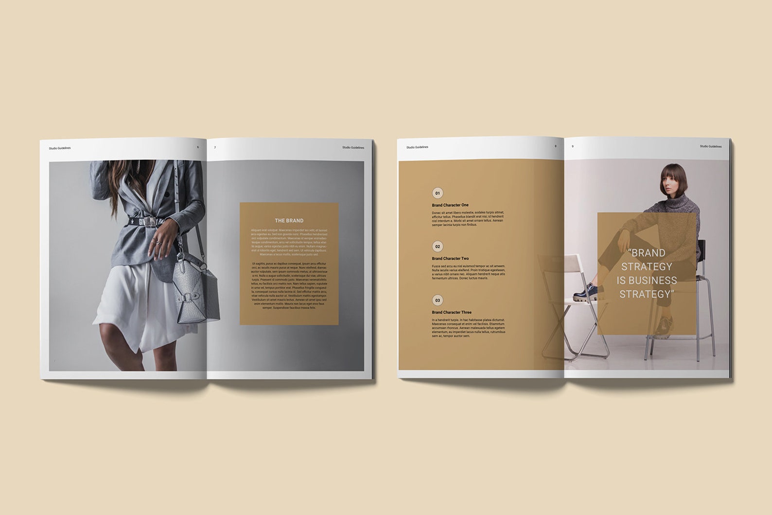 Design Guidelines Template Printable Brand Guidelines Brand - Etsy