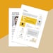 Business Fact Sheet Template: Editable Company Overview (A4 & US Letter ...