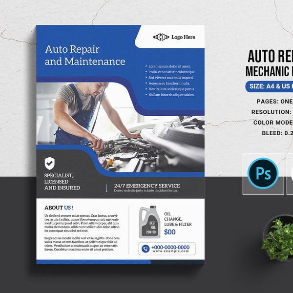 Mechanic Flyers - Etsy