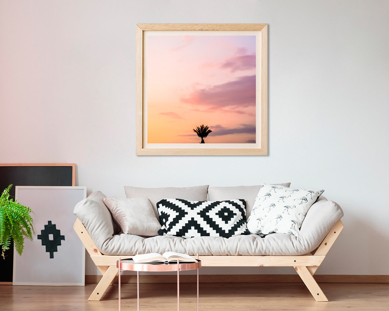 Palm Tree Palm Tree Print Palm Tree Sunset Palm Tree Art - Etsy