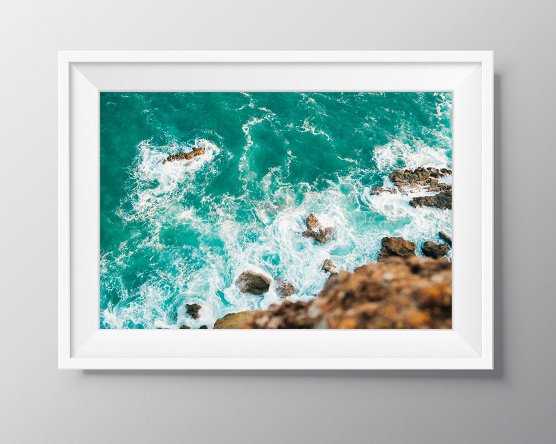 Sea Rocks Print Beach Wall Art Print Coastal Photography - Etsy