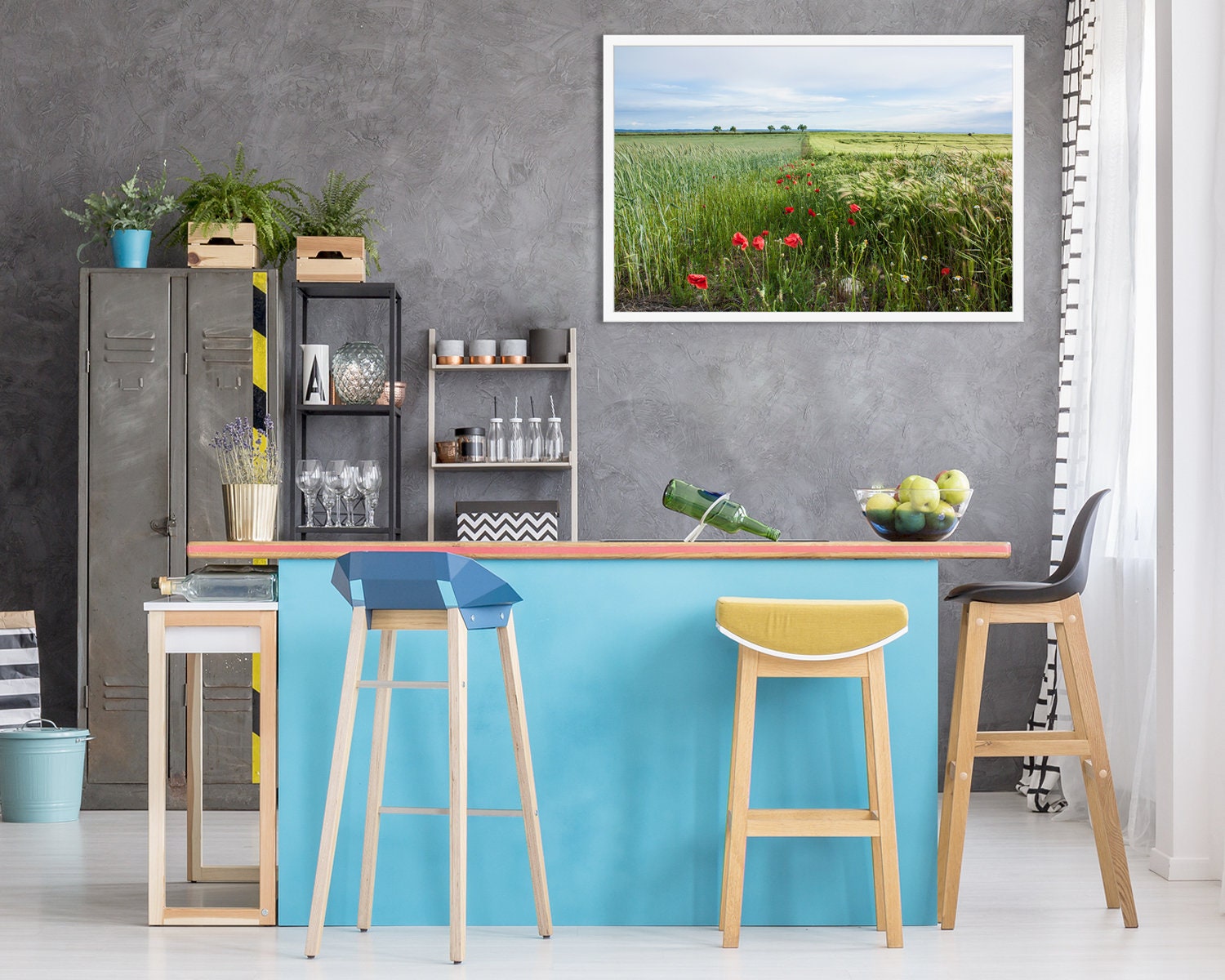 Landscape Photography, Landscape Print, Landscape Poster, Green Wall ...